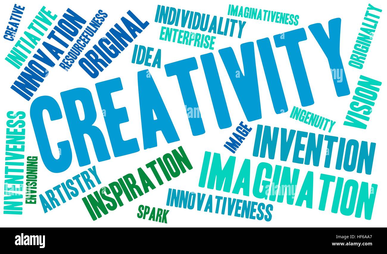 Creativity word cloud on a white background Stock Vector Image & Art ...