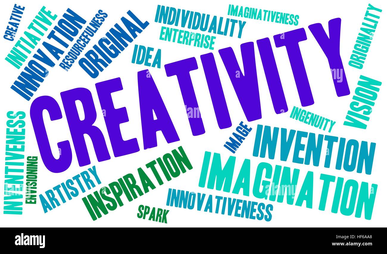 Creativity word cloud on a white background Stock Vector Image & Art ...