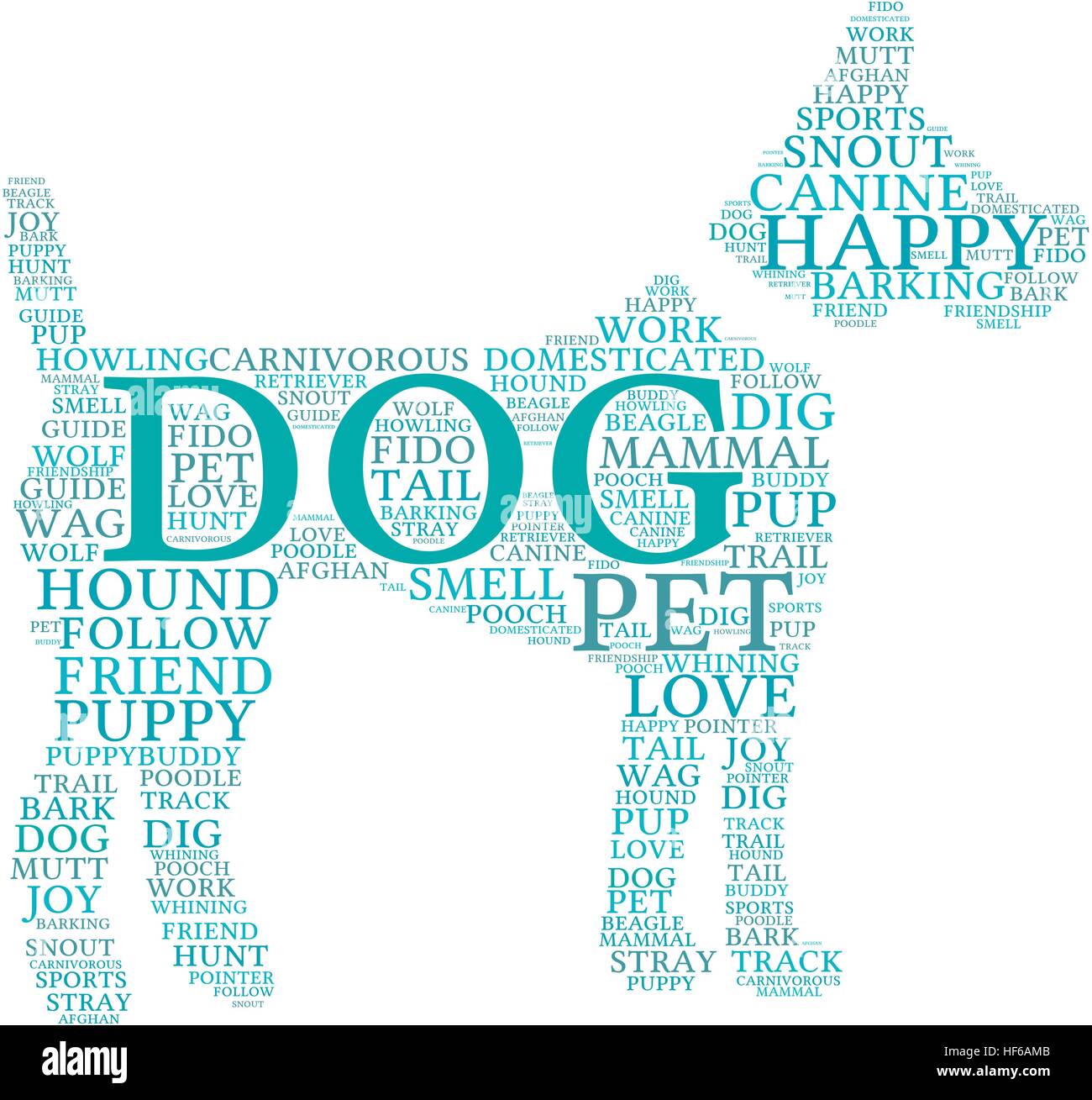 Cloud shaped dog Stock Vector Images - Alamy
