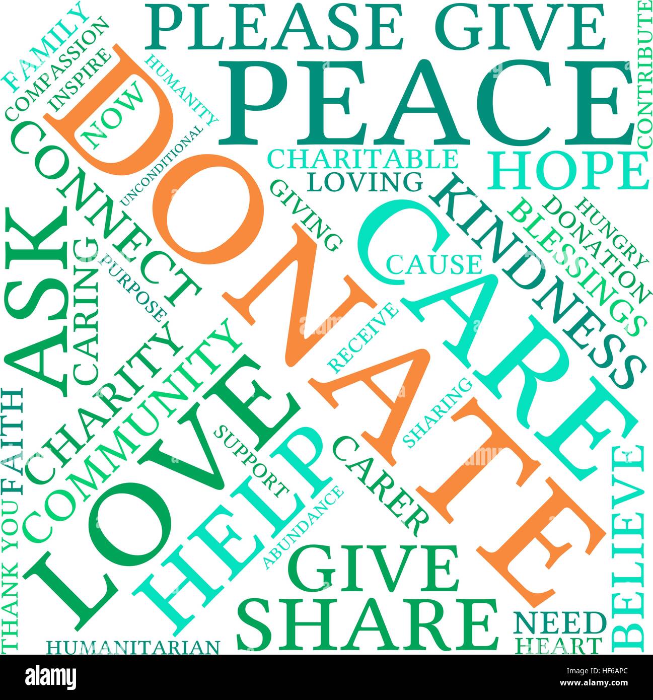 Donate word cloud on a white background Stock Vector Image & Art - Alamy
