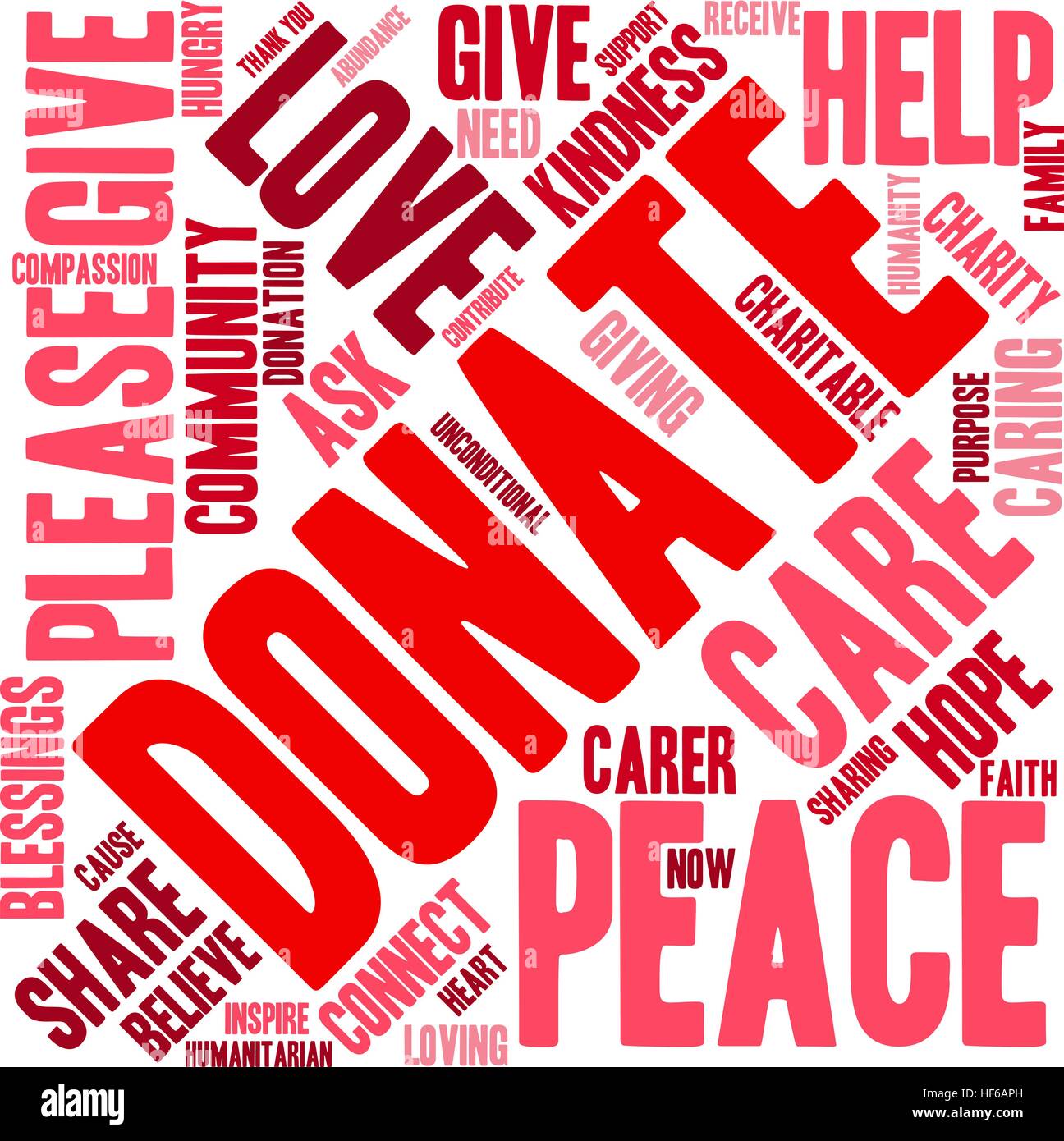 Donate word cloud on a white background Stock Vector Image & Art - Alamy