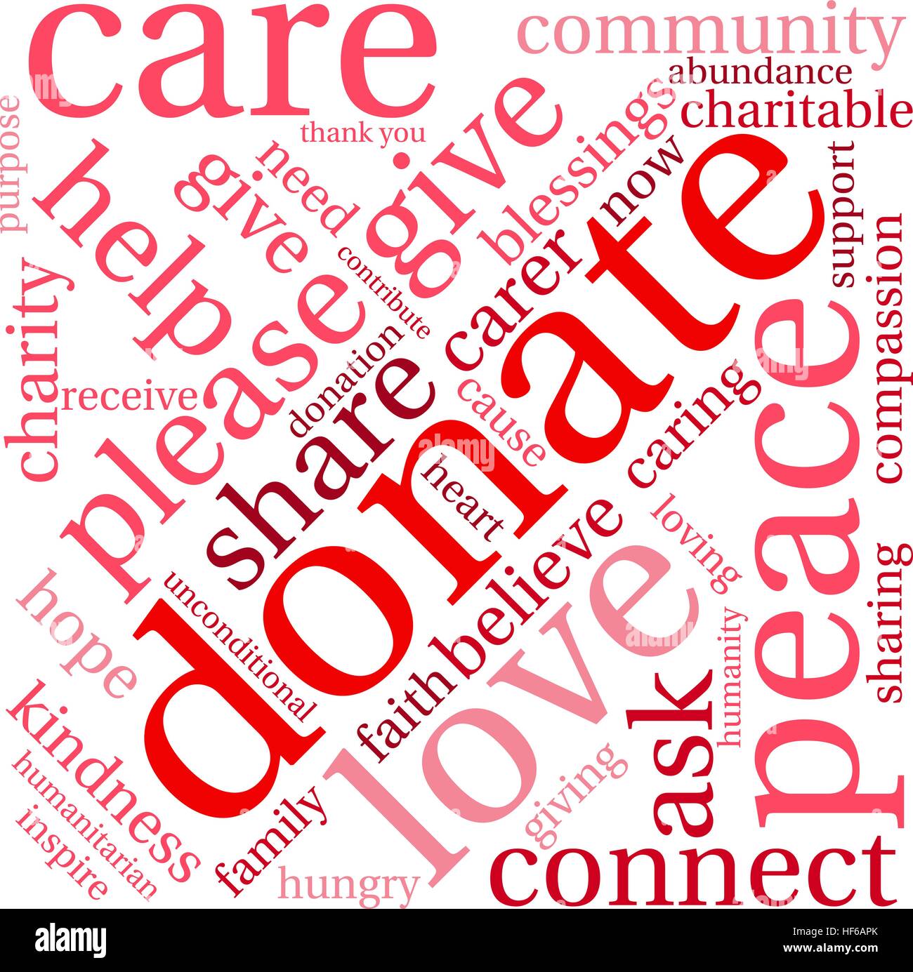 Donate word cloud on a white background Stock Vector Image & Art - Alamy