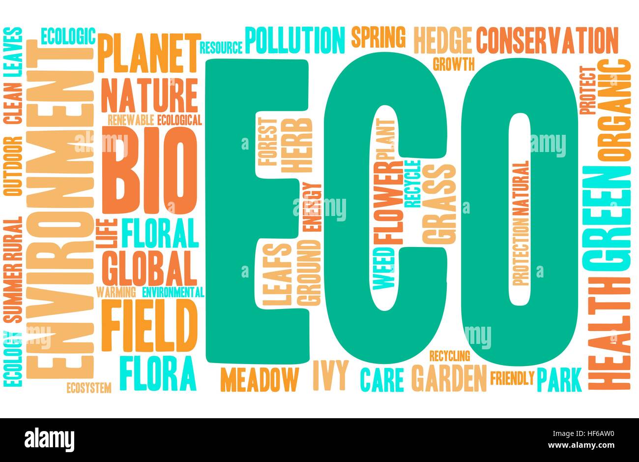 Eco word cloud on a white background Stock Vector Image & Art - Alamy