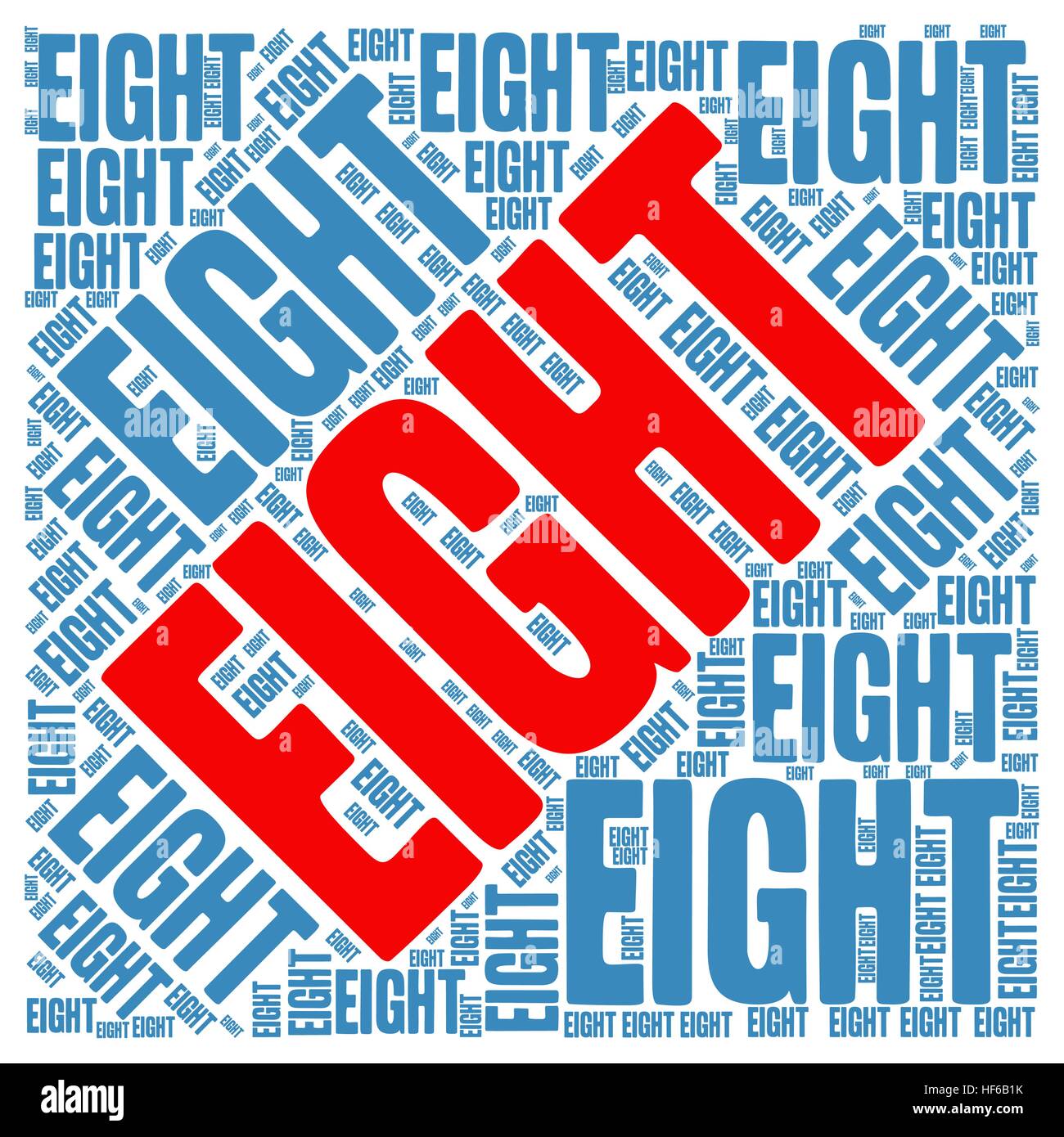 Eight word cloud on a white background Stock Vector Image & Art - Alamy