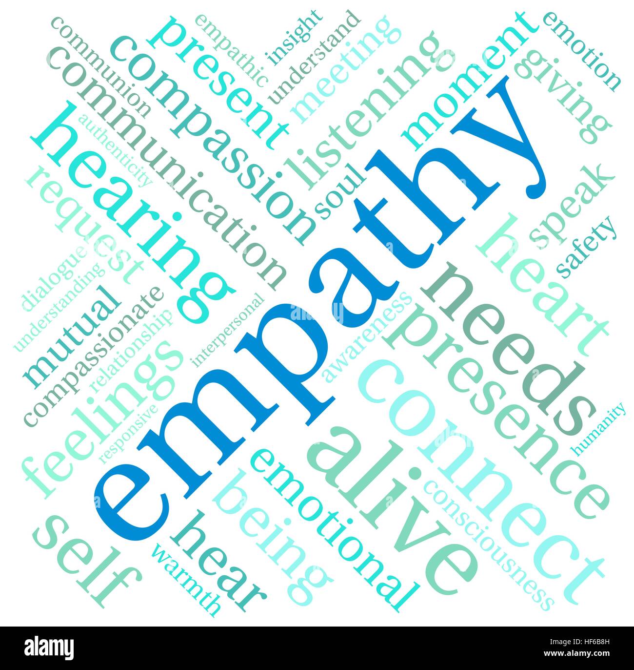 Empathy word cloud on a white background Stock Vector Image & Art - Alamy