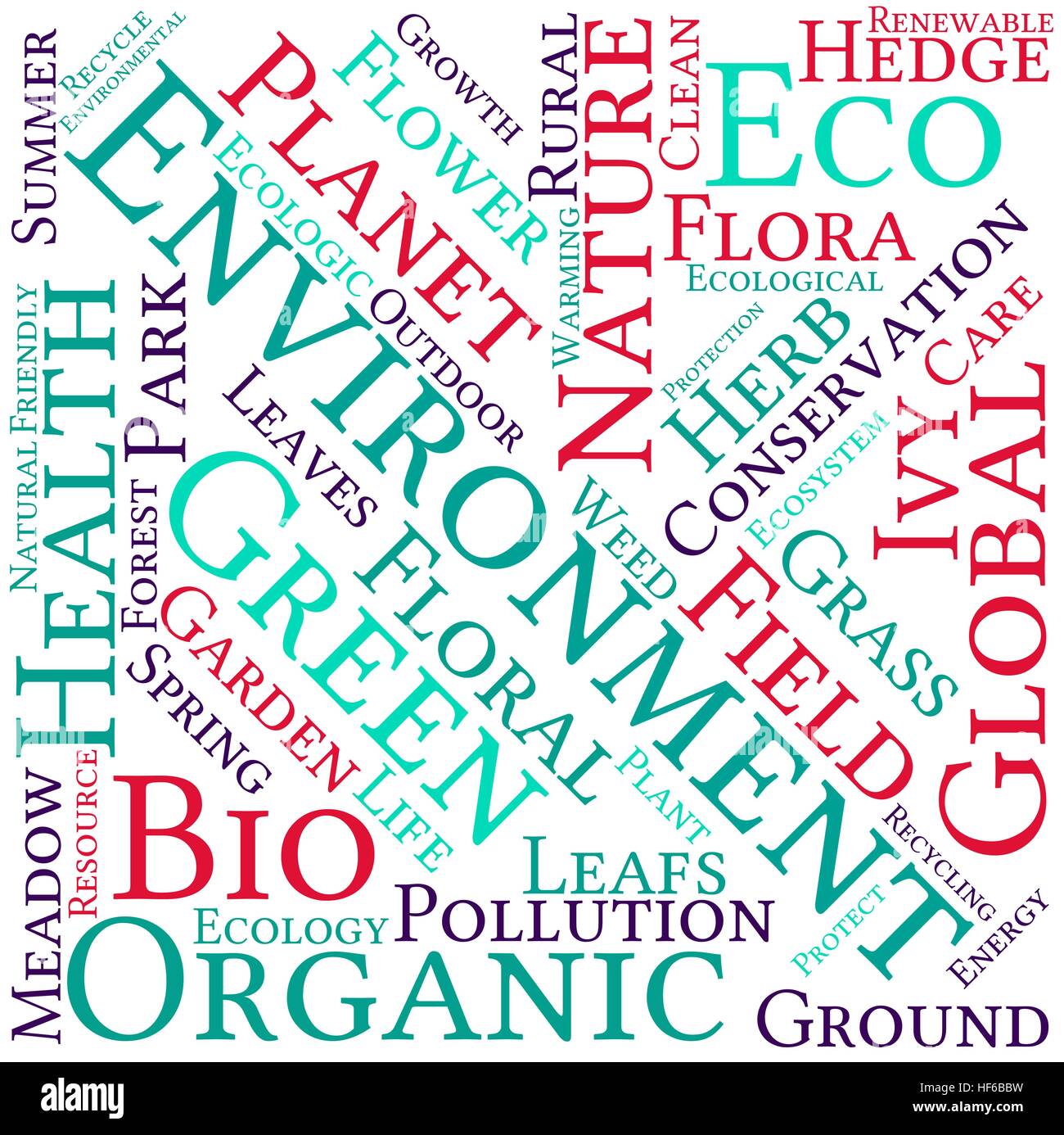 Environment word cloud on a white background Stock Vector Image & Art ...