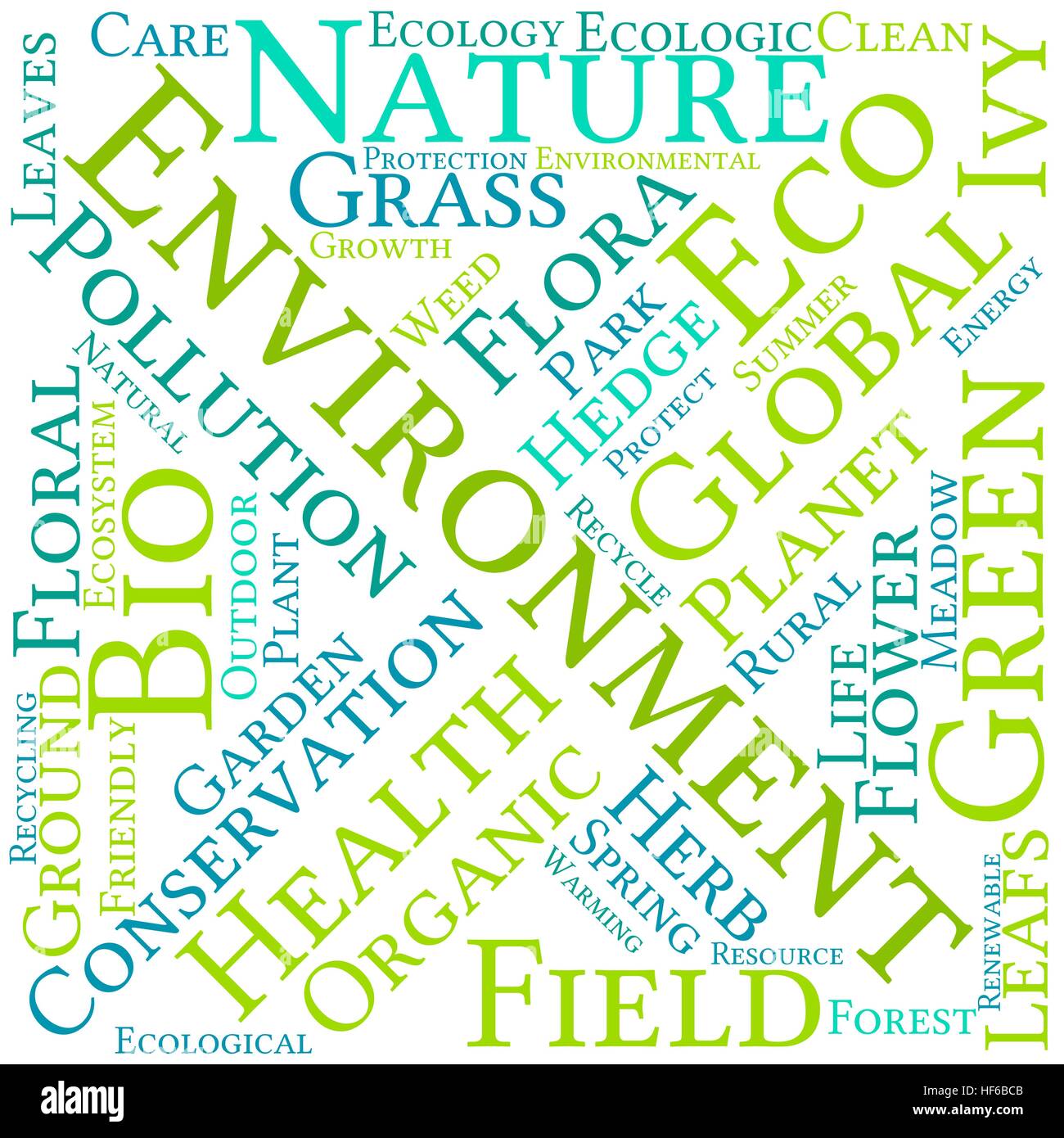 Environment word cloud on a white background Stock Vector Image & Art ...