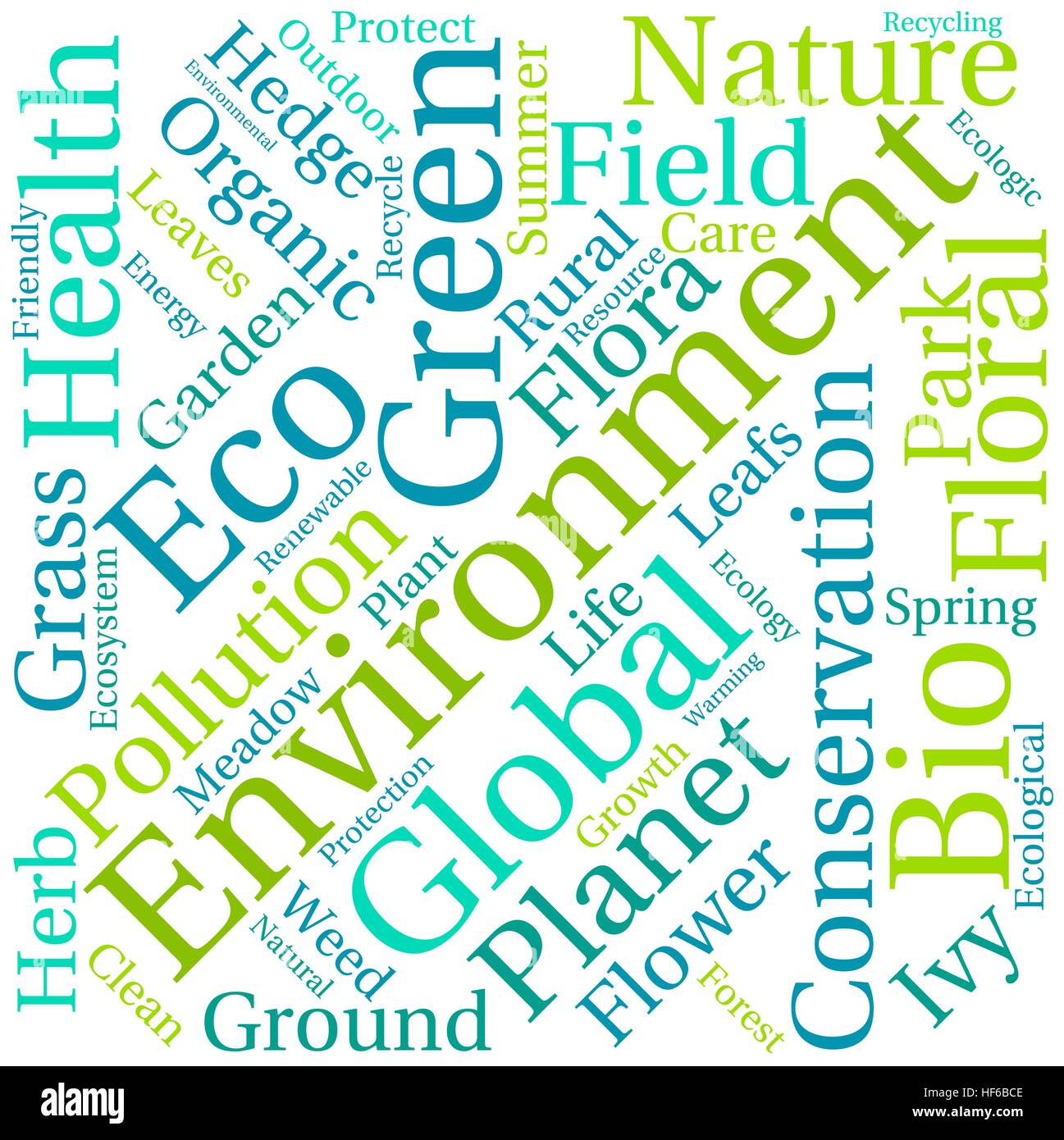 Environment word cloud on a white background Stock Vector Image & Art ...