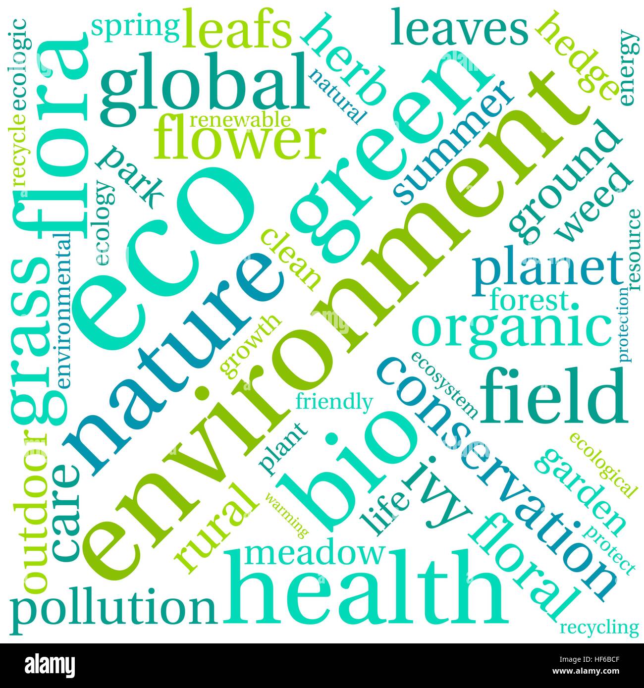 Environment word cloud on a white background Stock Vector Image & Art ...