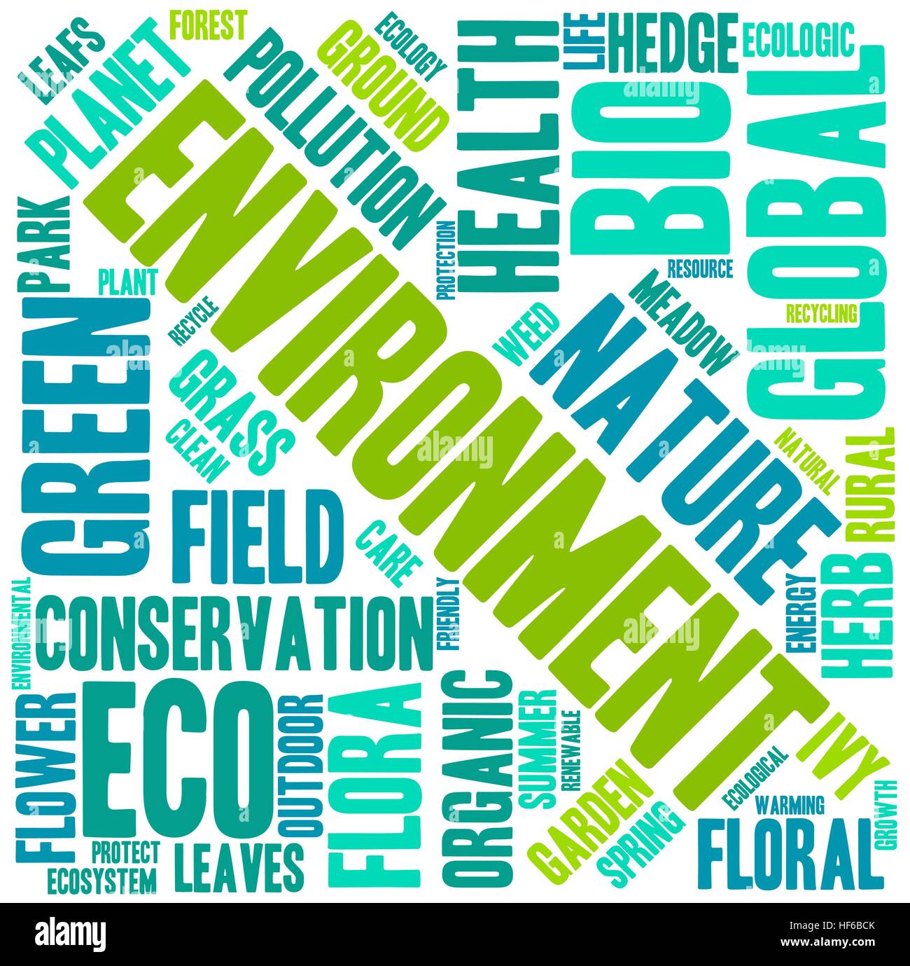 Environment word cloud on a white background Stock Vector Image & Art ...