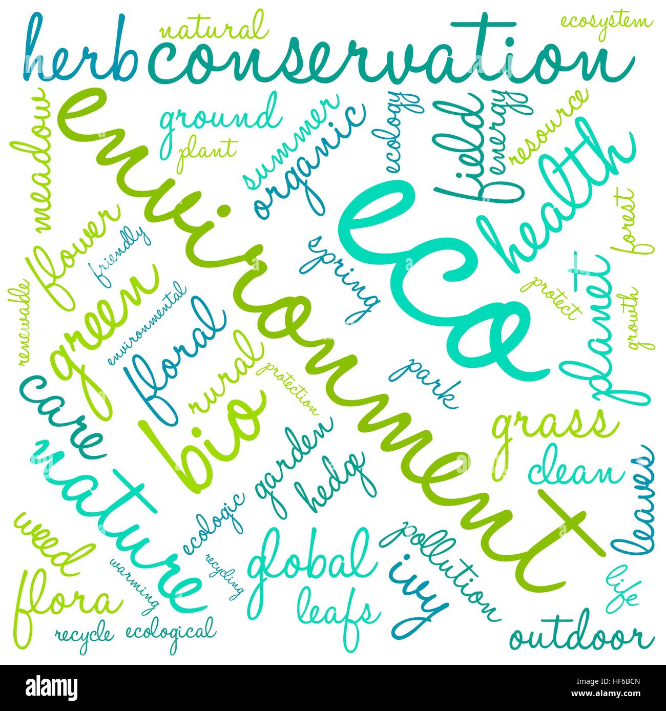 Environment word cloud on a white background Stock Vector Image & Art ...