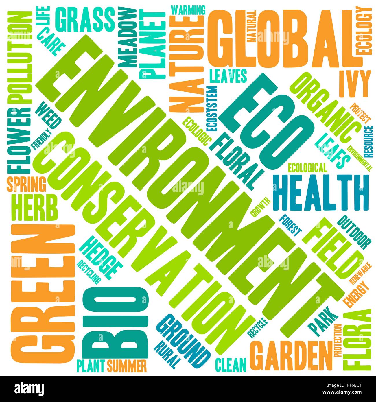 Environment word cloud on a white background Stock Vector Image & Art ...