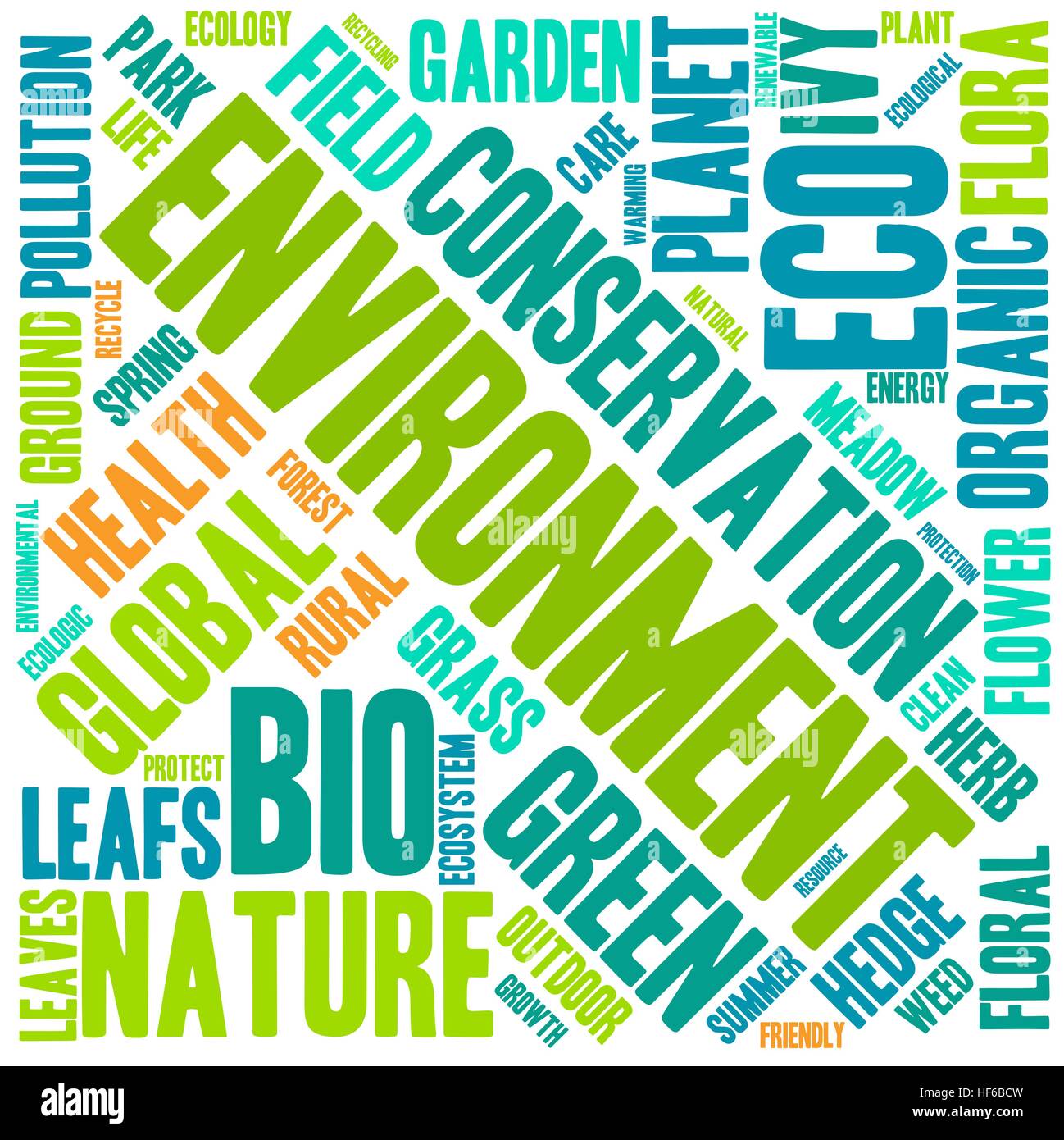 Environment word cloud on a white background Stock Vector Image & Art ...