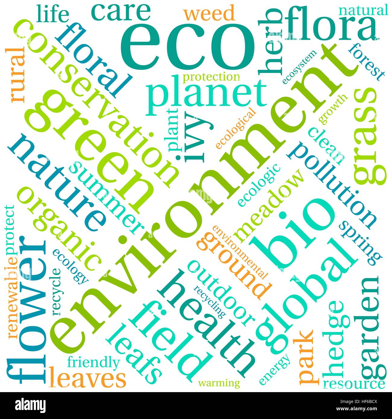 Environment word cloud on a white background Stock Vector Image & Art ...