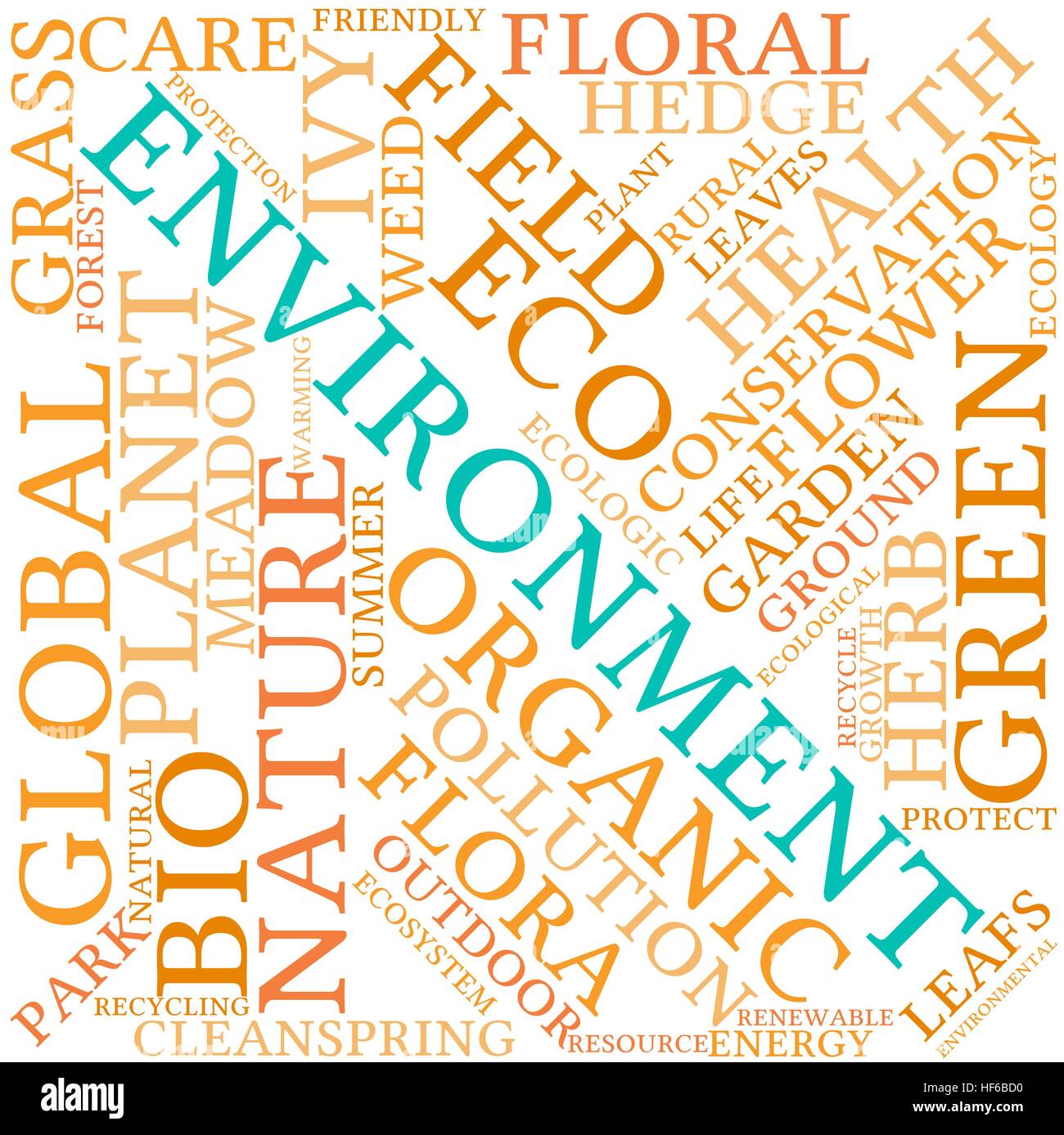 Environment word cloud on a white background Stock Vector Image & Art ...