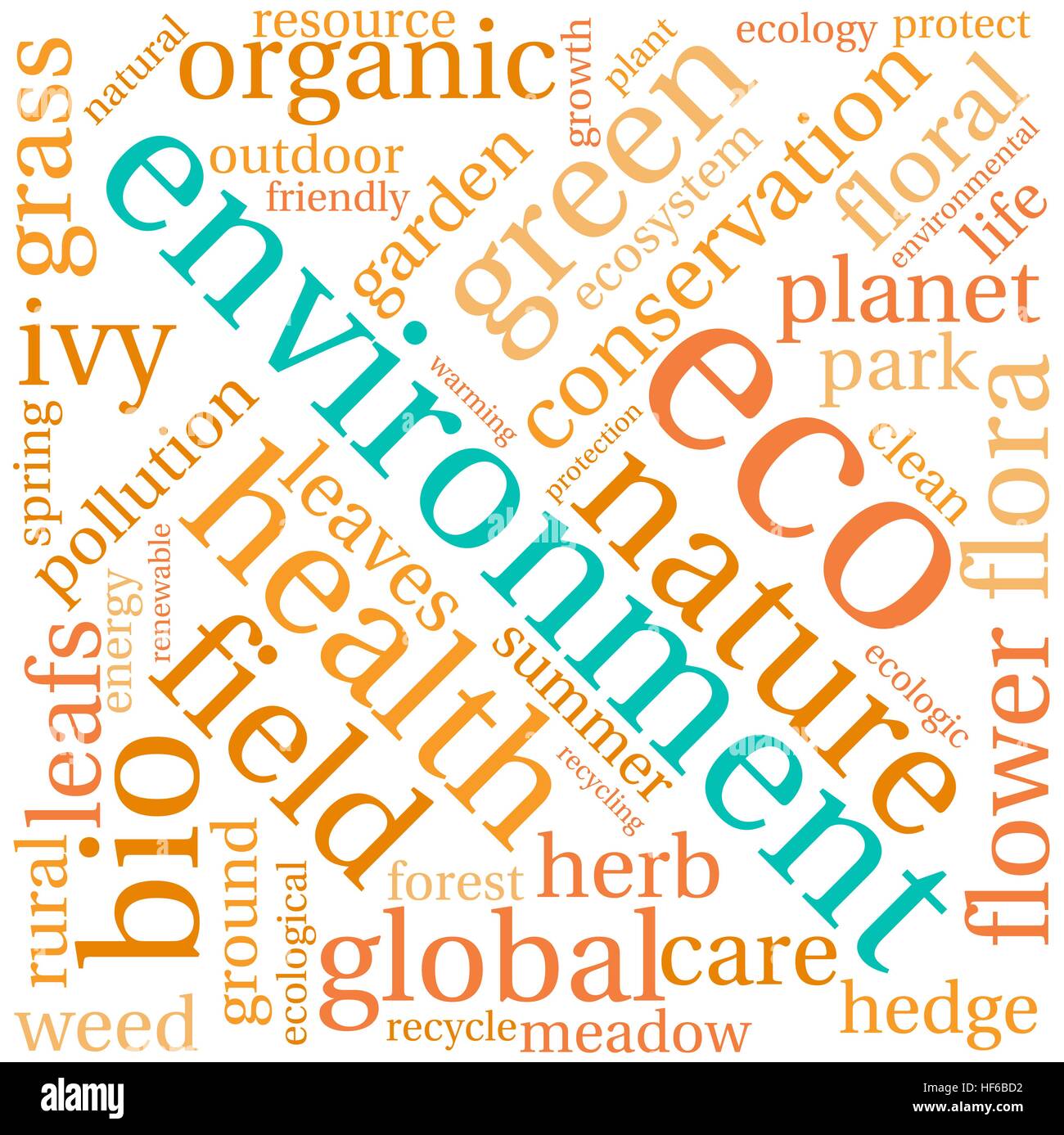 Environment word cloud on a white background Stock Vector Image & Art ...