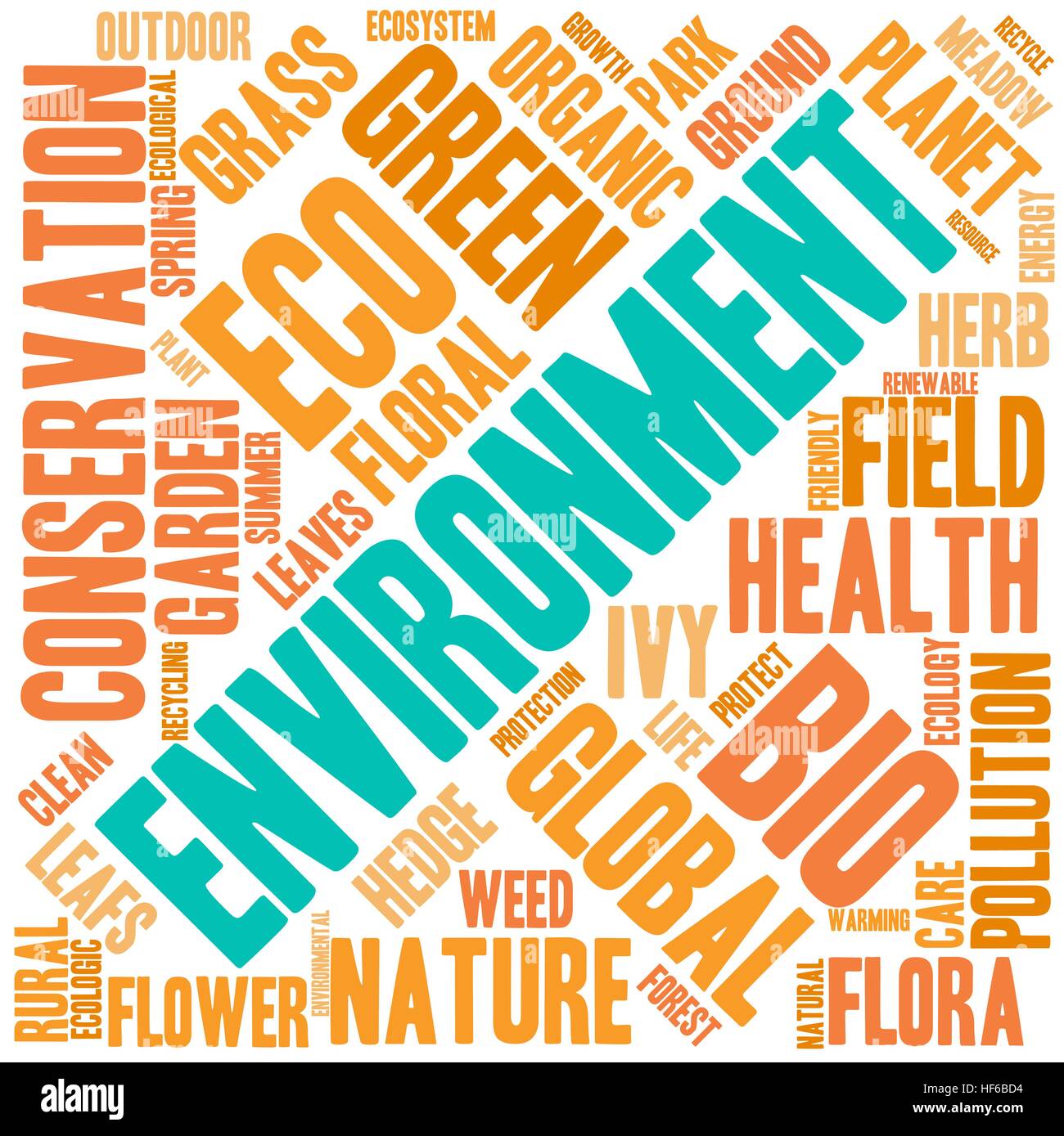 Environment word cloud on a white background Stock Vector Image & Art ...