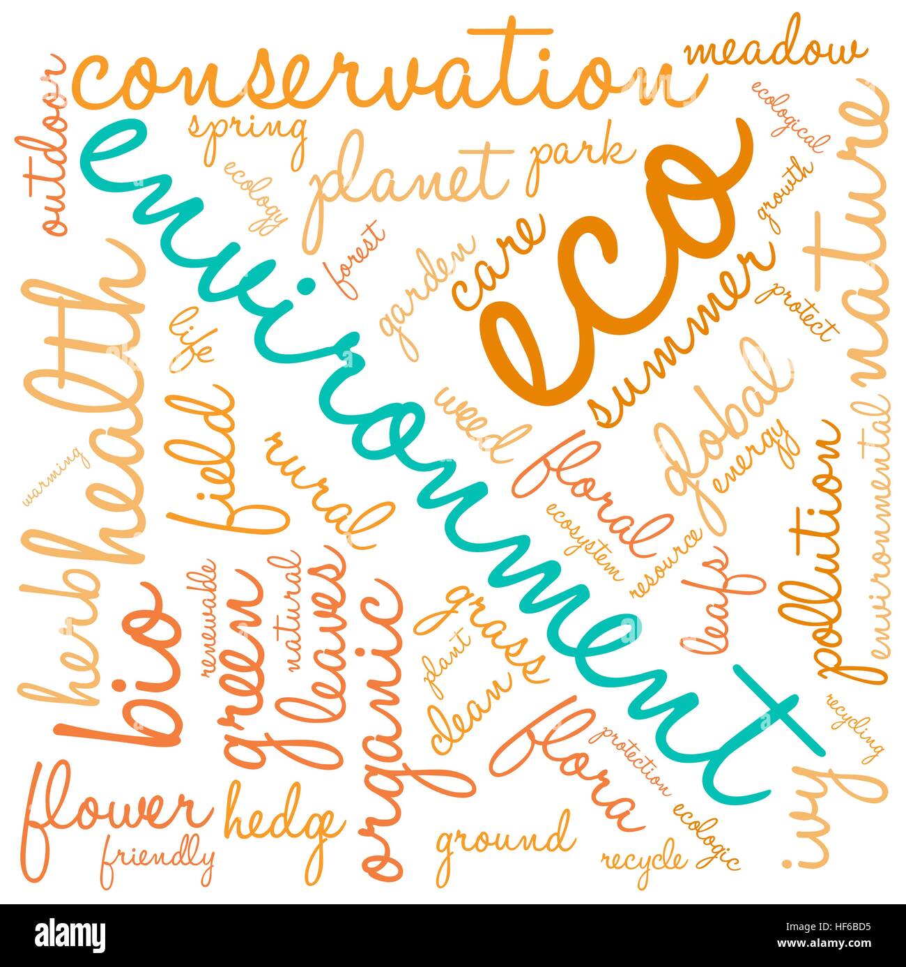 Environment word cloud on a white background Stock Vector Image & Art ...