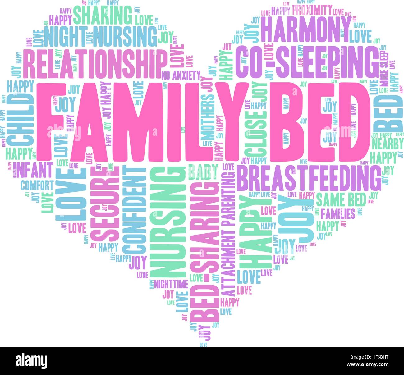 Family caregiver bed Stock Vector Images - Alamy