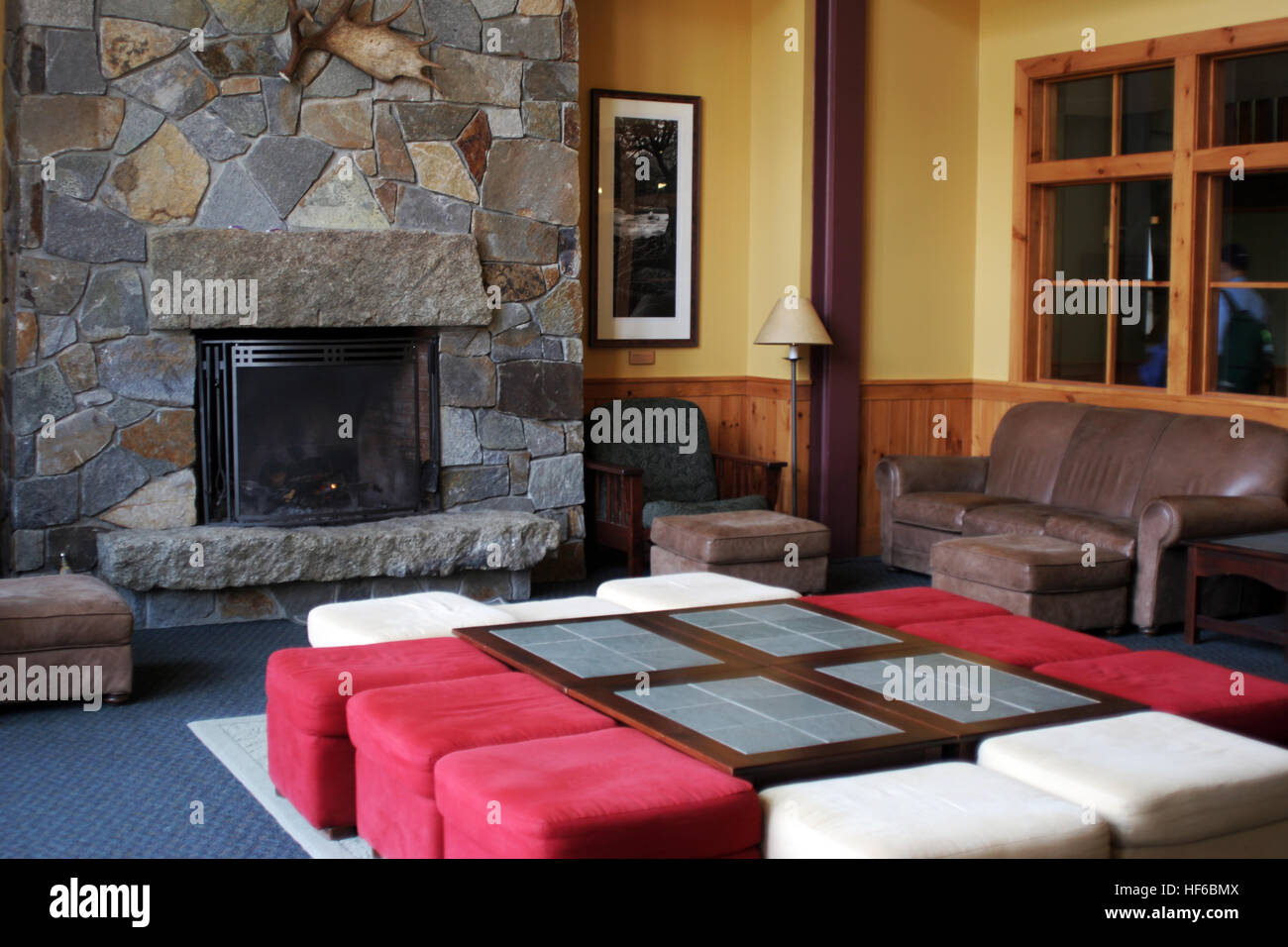 AMC, Highland Center in Crawford Notch, New Hampshire, showing the ...