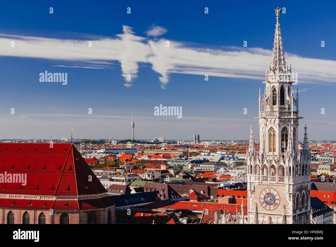 Munich city skyline germany hi-res stock photography and images - Alamy