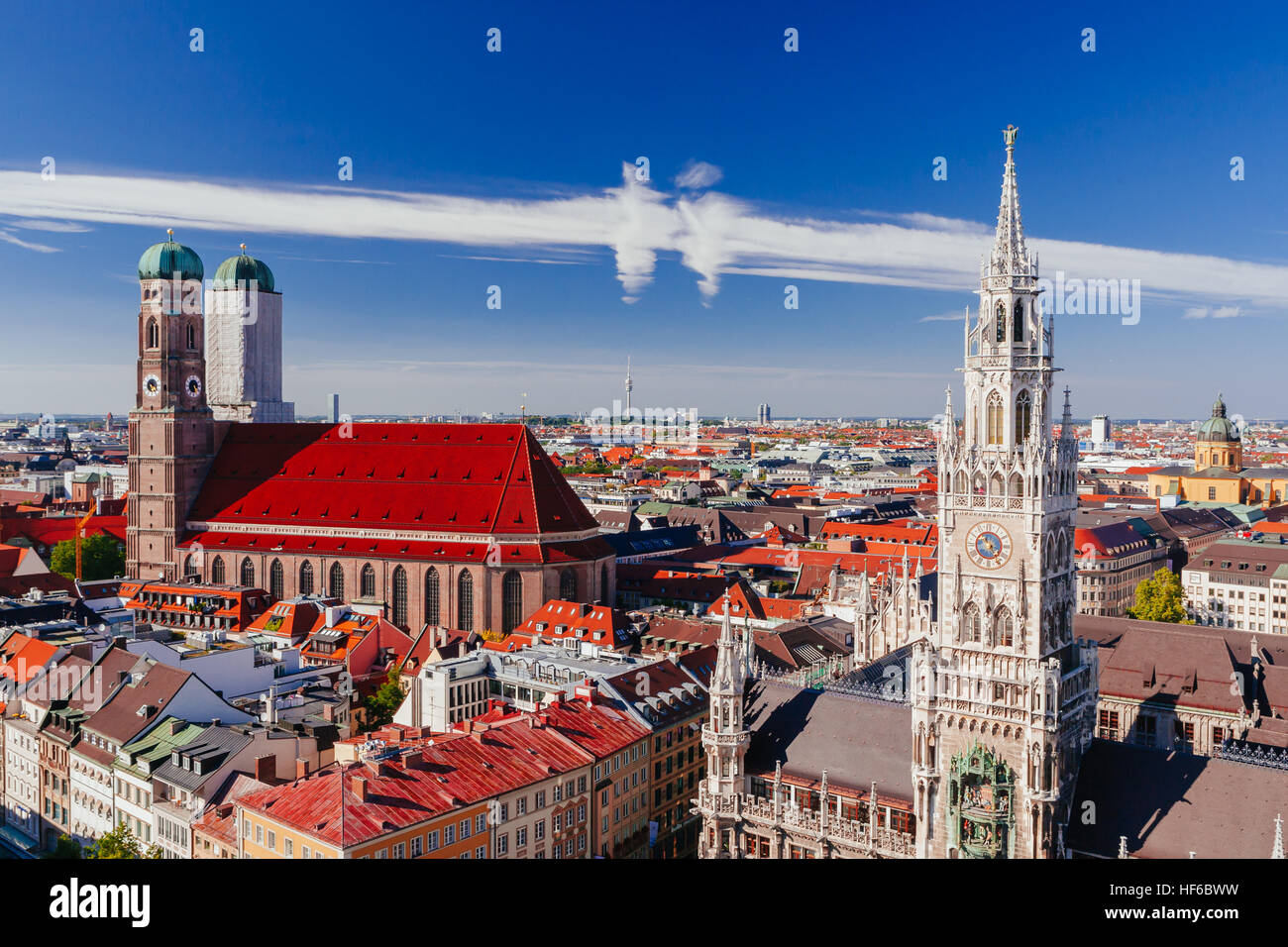 Munich city skyline germany hi-res stock photography and images - Alamy