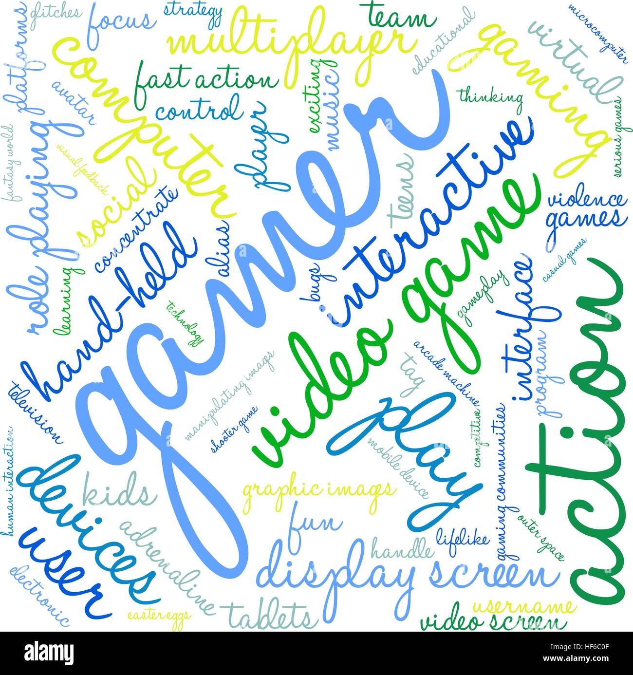 Gamer word cloud on a white background Stock Vector Image & Art - Alamy