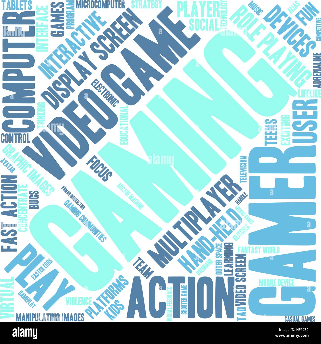 Gaming word cloud on a white background Stock Vector Image & Art - Alamy