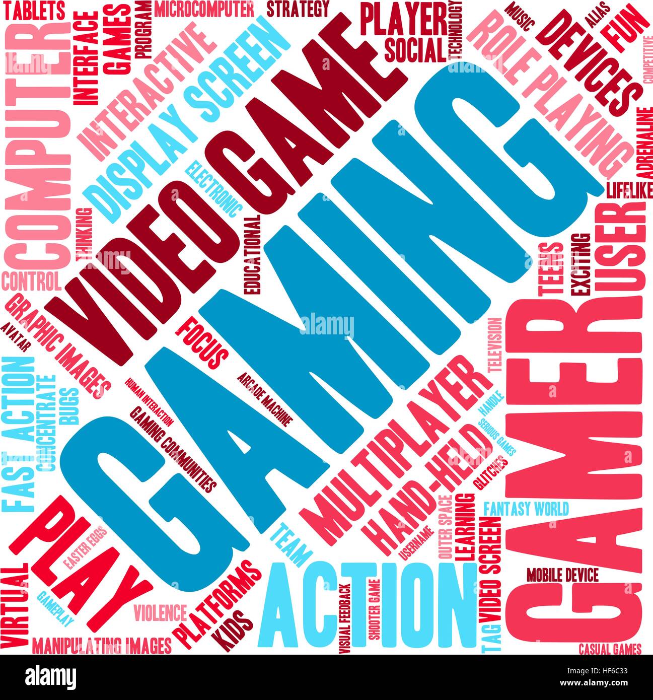 Gaming word cloud on a white background Stock Vector Image & Art - Alamy