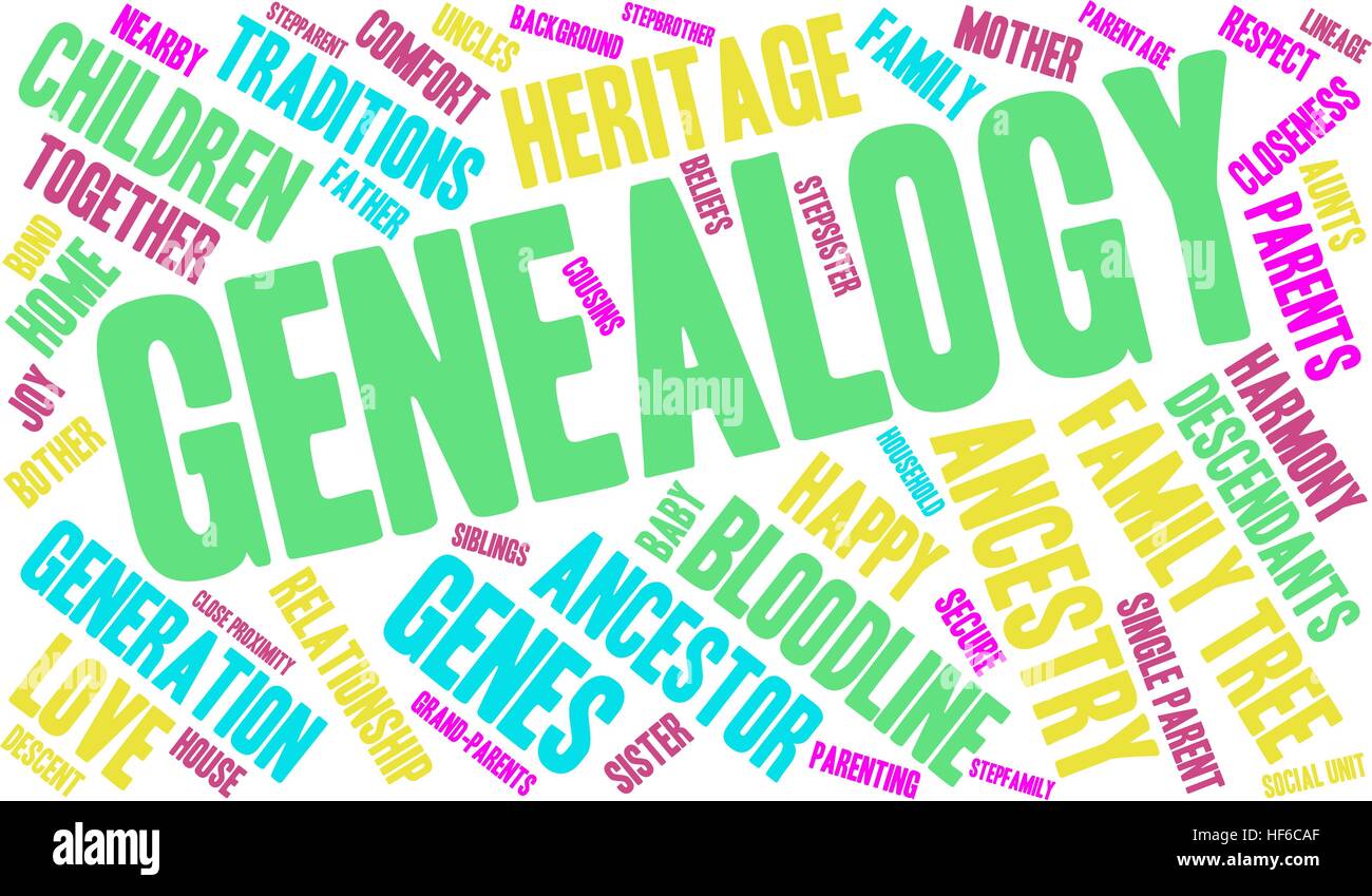 Family Tree Genealogy Vector Stock Photos & Family Tree Genealogy ...