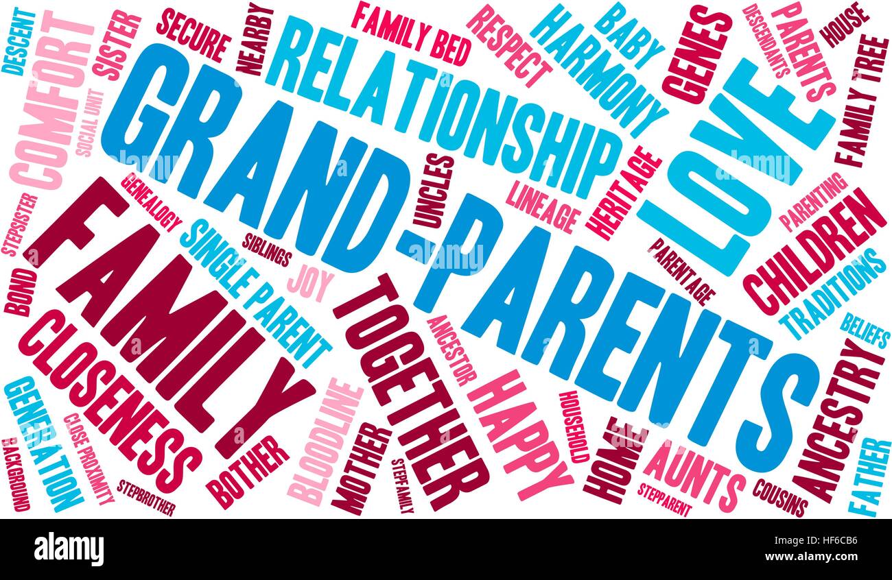 Parents word cloud on a white background Stock Vector Image & Art - Alamy