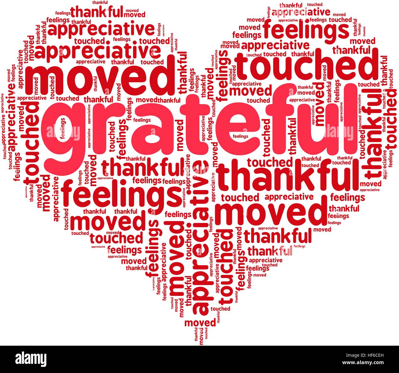Grateful word cloud on a white background Stock Vector Image & Art - Alamy