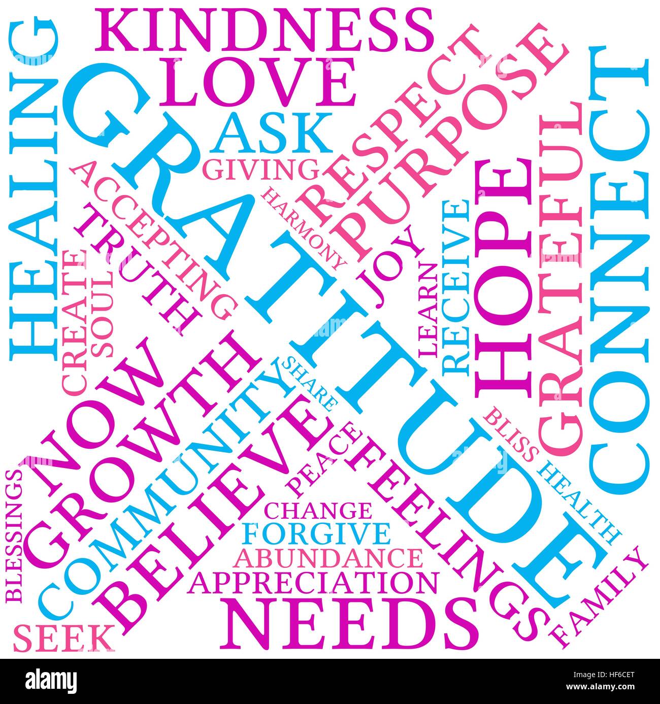 Gratitude word cloud on a white background Stock Vector Image & Art - Alamy