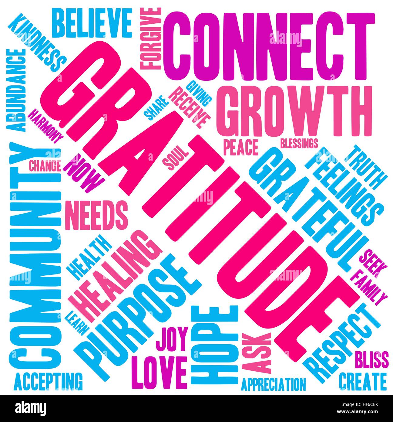 Gratitude word cloud on a white background Stock Vector Image & Art - Alamy