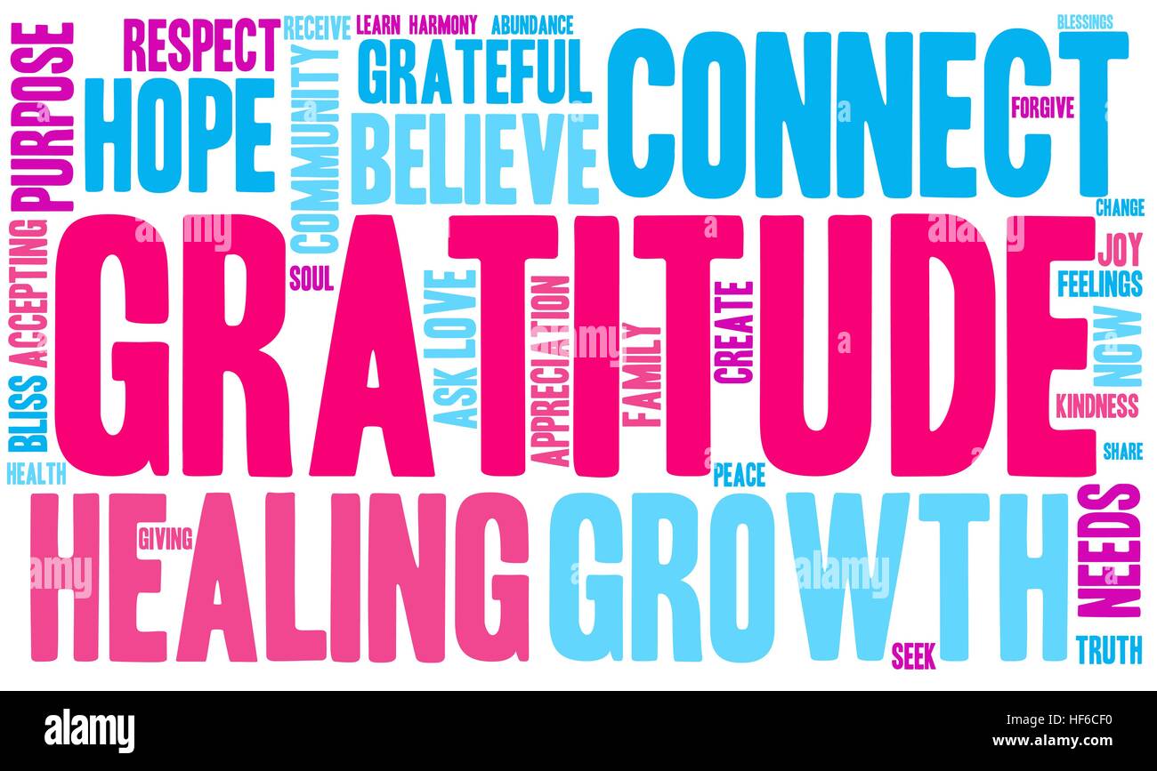 Gratitude word cloud on a white background Stock Vector Image & Art - Alamy