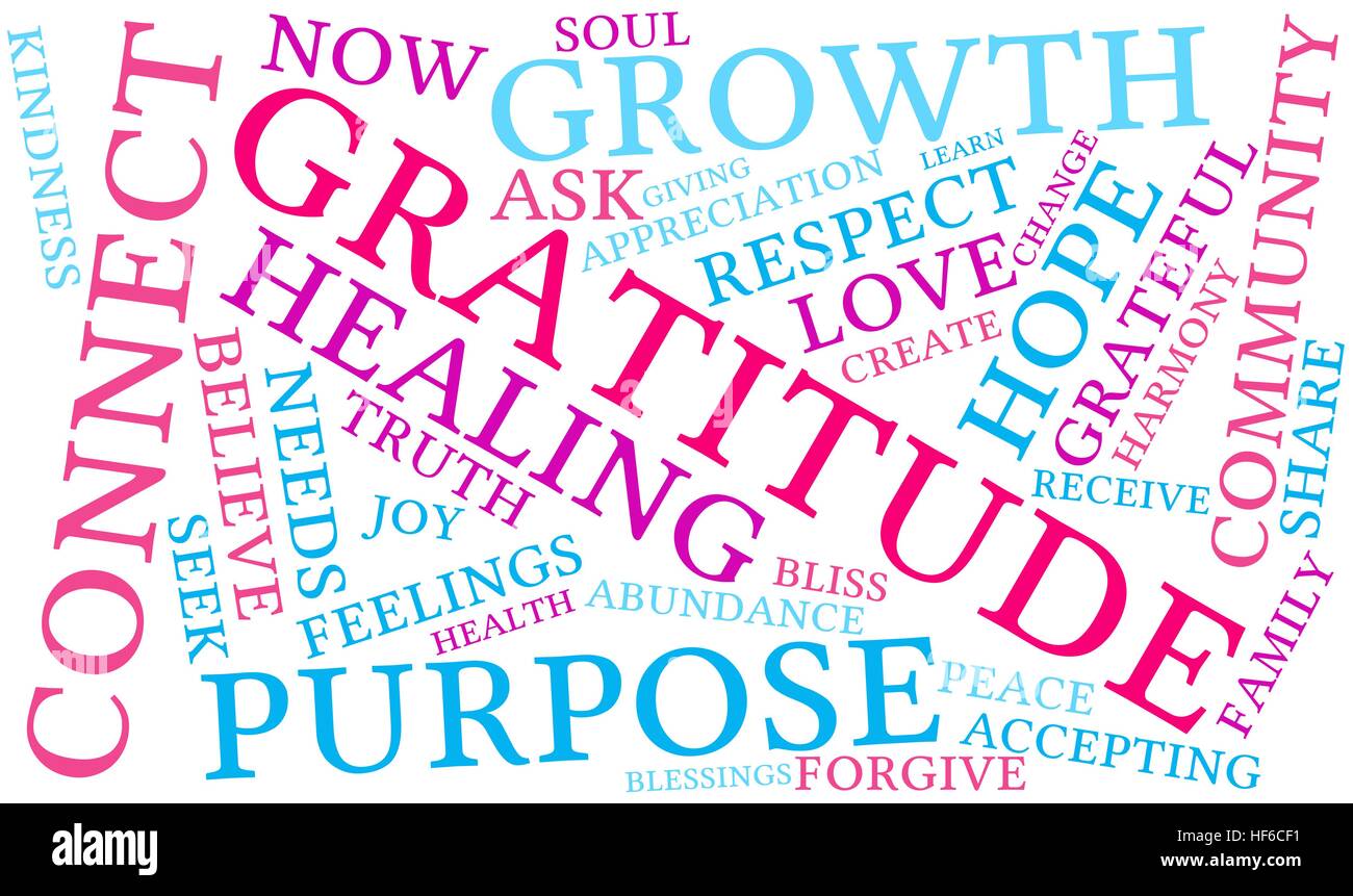 Gratitude word cloud on a white background Stock Vector Image & Art - Alamy