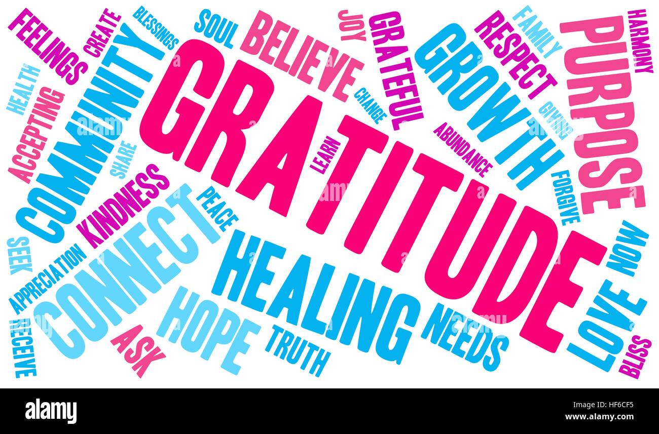 Gratitude word cloud on a white background Stock Vector Image & Art - Alamy