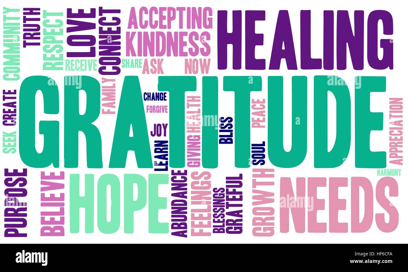 Gratitude word cloud on a white background Stock Vector Image & Art - Alamy