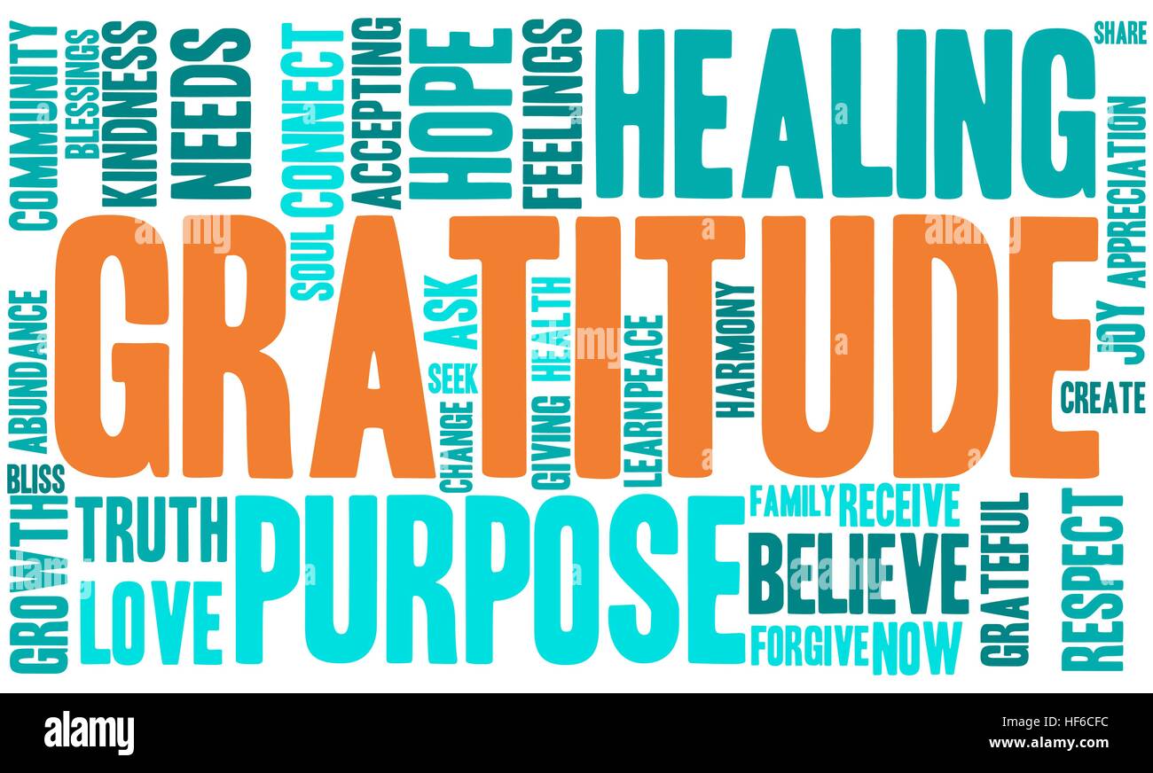 Gratitude word cloud on a white background Stock Vector Image & Art - Alamy