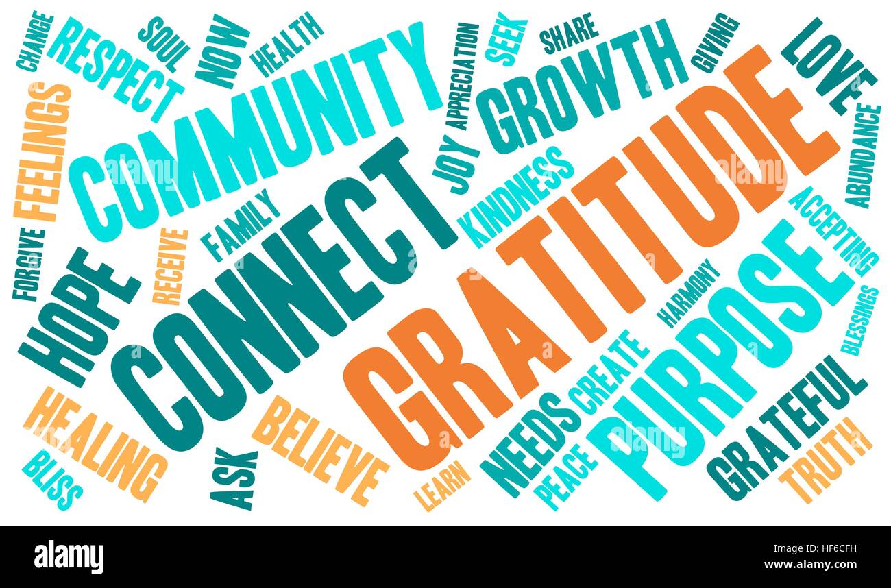 Gratitude word cloud on a white background Stock Vector Image & Art - Alamy