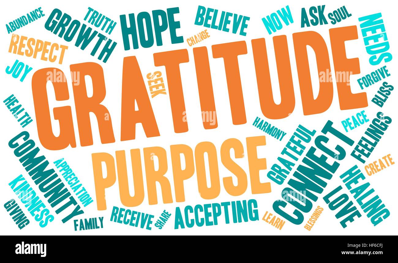 Gratitude word cloud on a white background Stock Vector Image & Art - Alamy