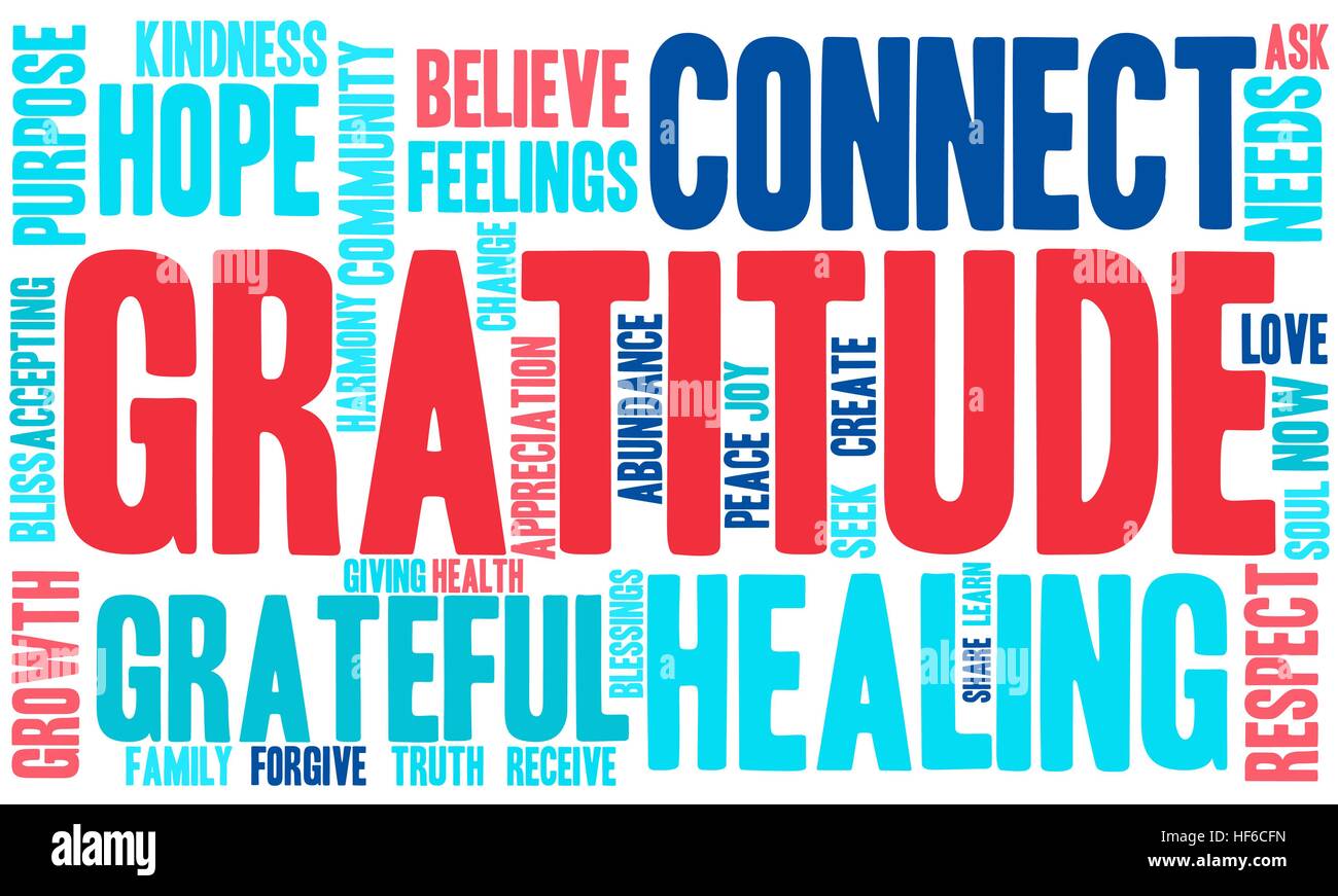 Gratitude word cloud on a white background Stock Vector Image & Art - Alamy