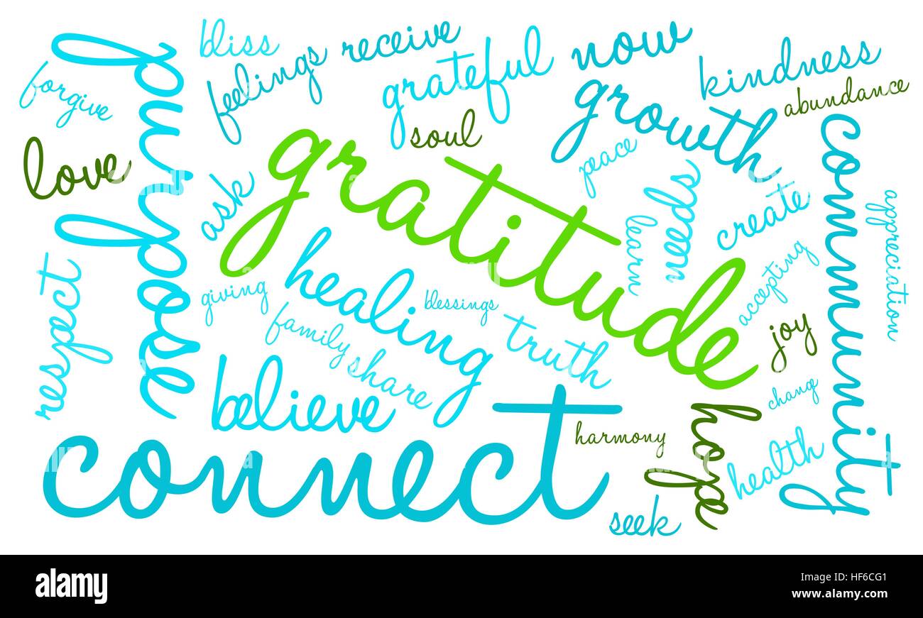 Gratitude word cloud on a white background Stock Vector Image & Art - Alamy