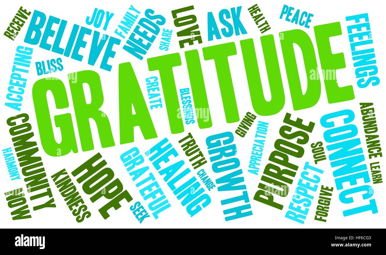 Gratitude word cloud on a white background Stock Vector Image & Art - Alamy