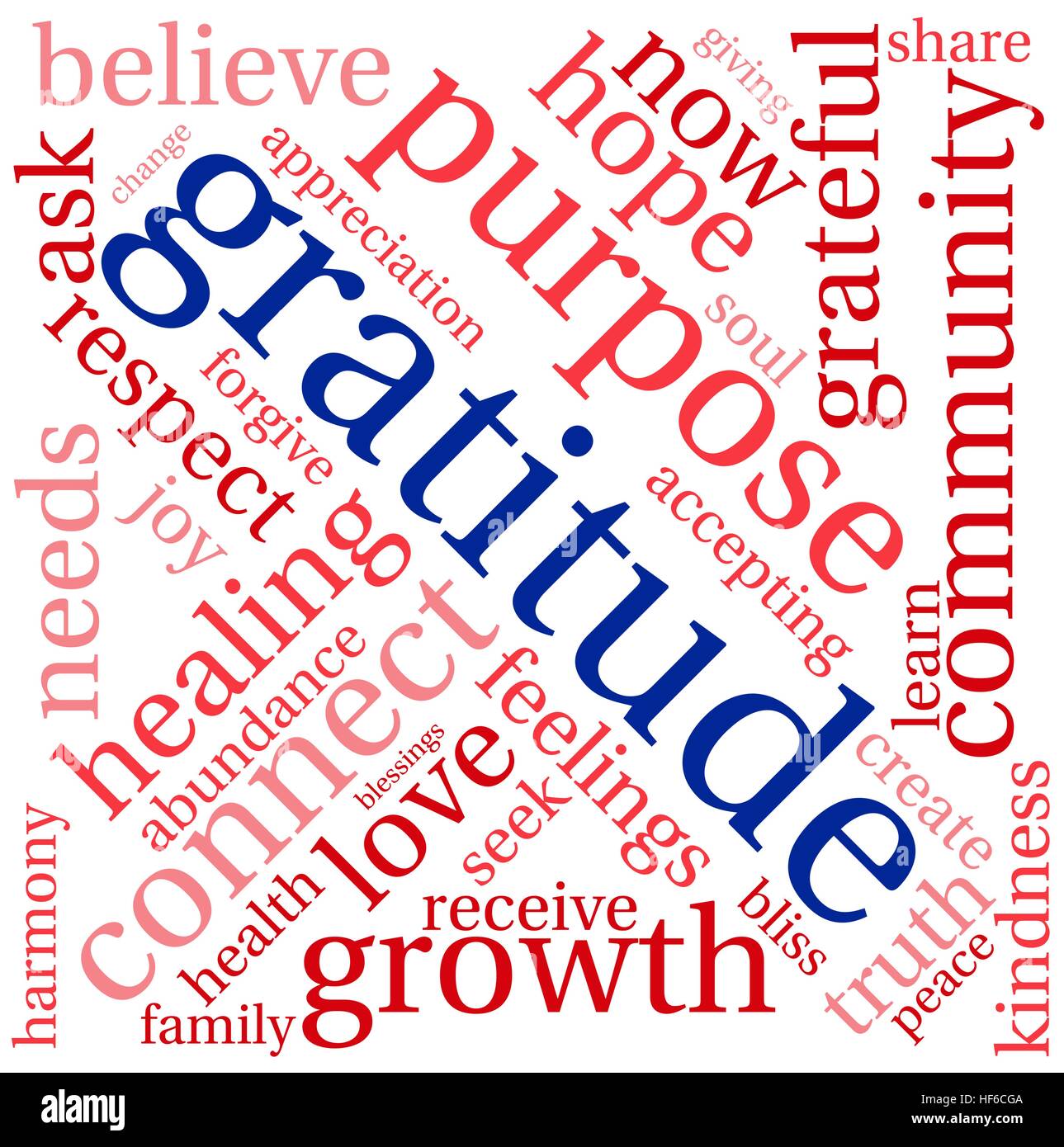 Gratitude word cloud on a white background Stock Vector Image & Art - Alamy