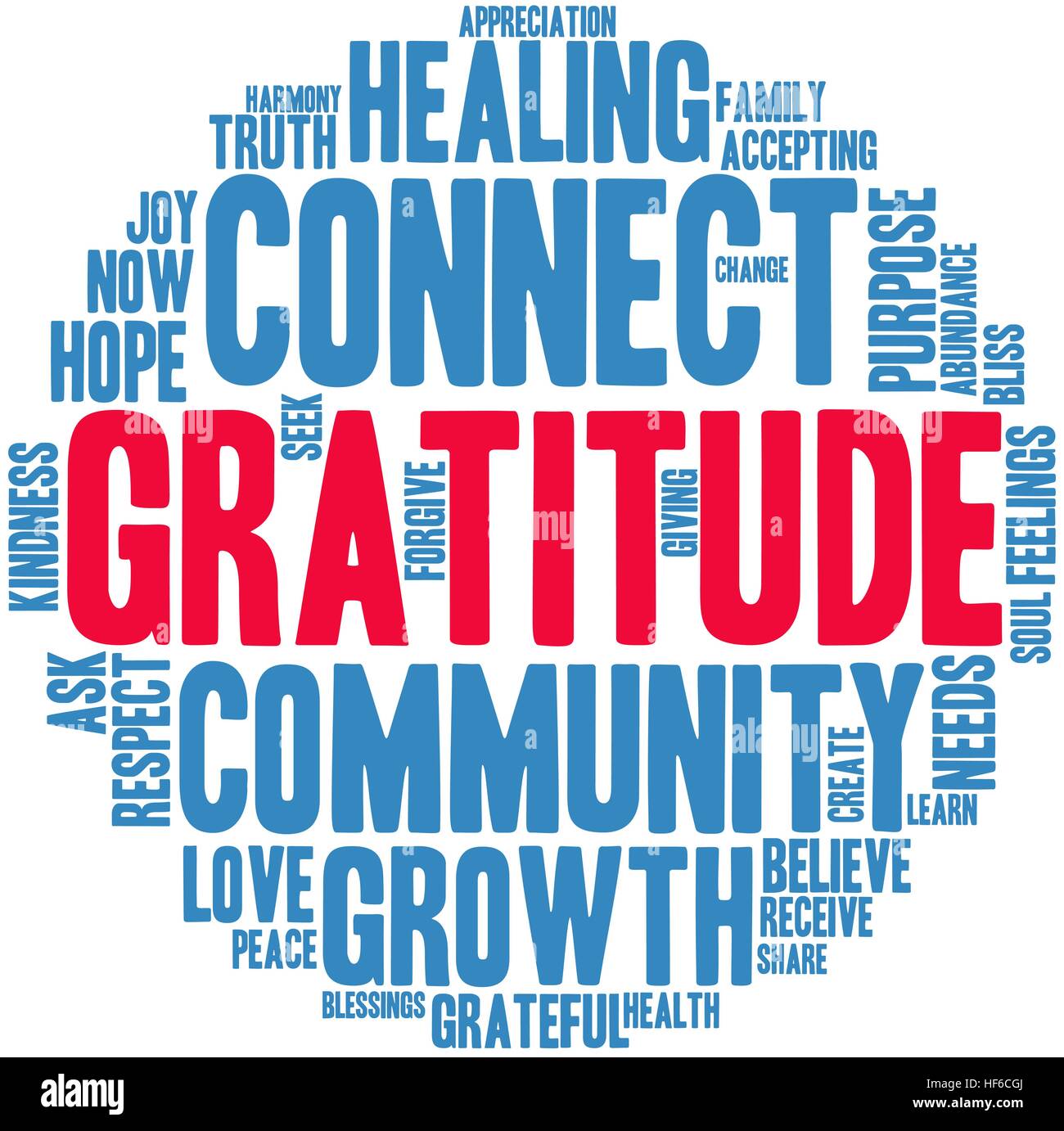 Gratitude word cloud on a white background Stock Vector Image & Art - Alamy