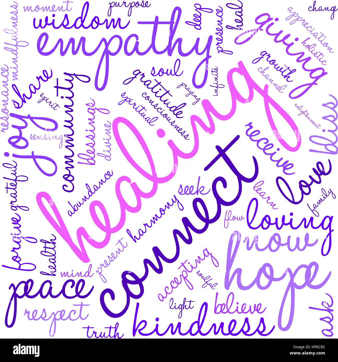 Healing Word Cloud Stock Vector Image & Art - Alamy