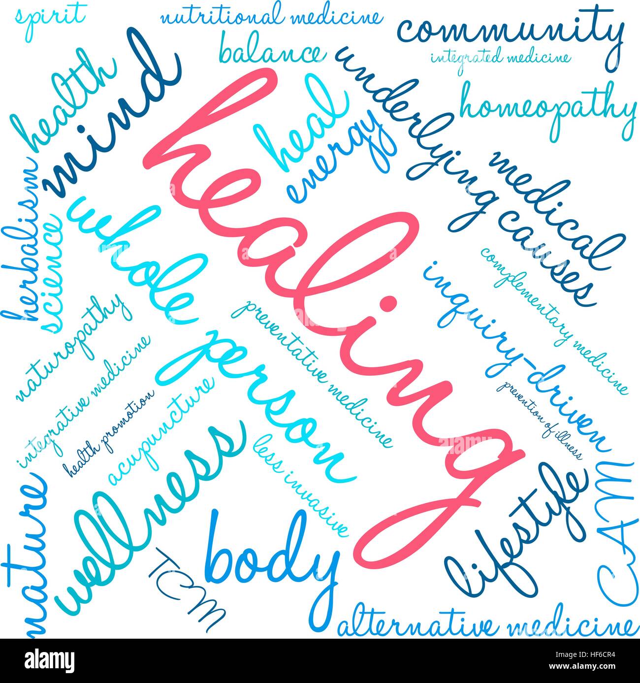 Healing Word Cloud Stock Vector Image & Art - Alamy