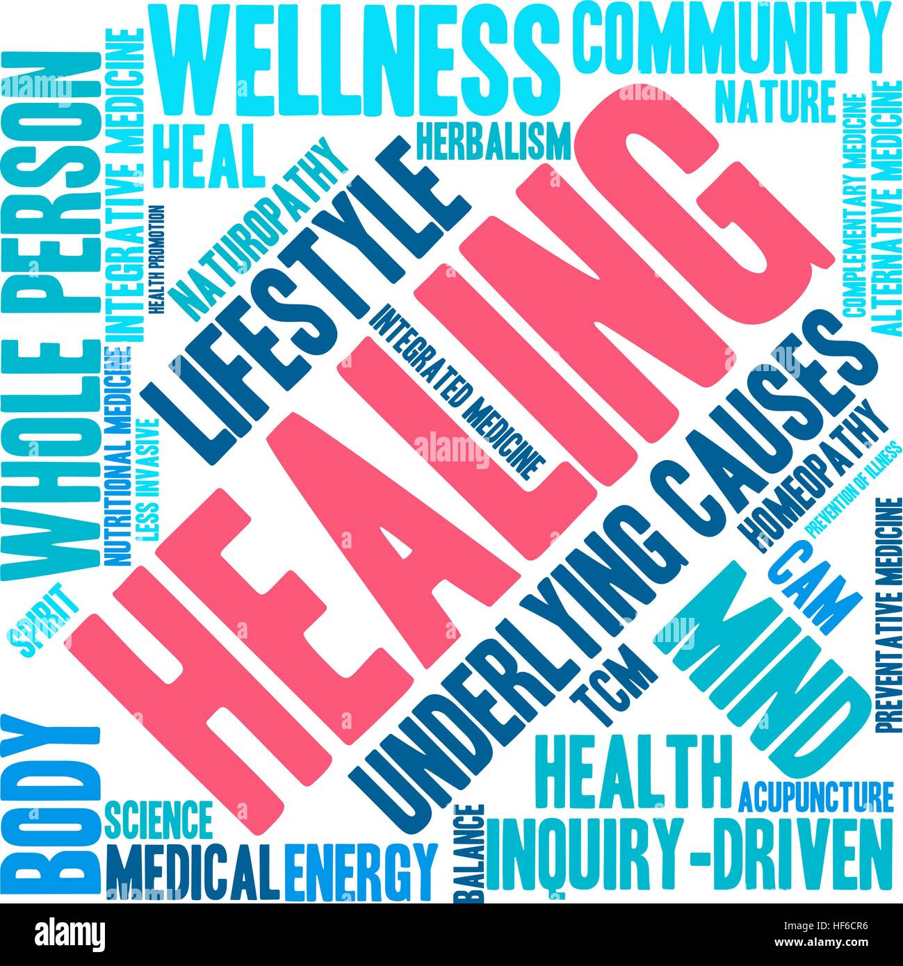 Healing Word Cloud Stock Vector Image & Art - Alamy