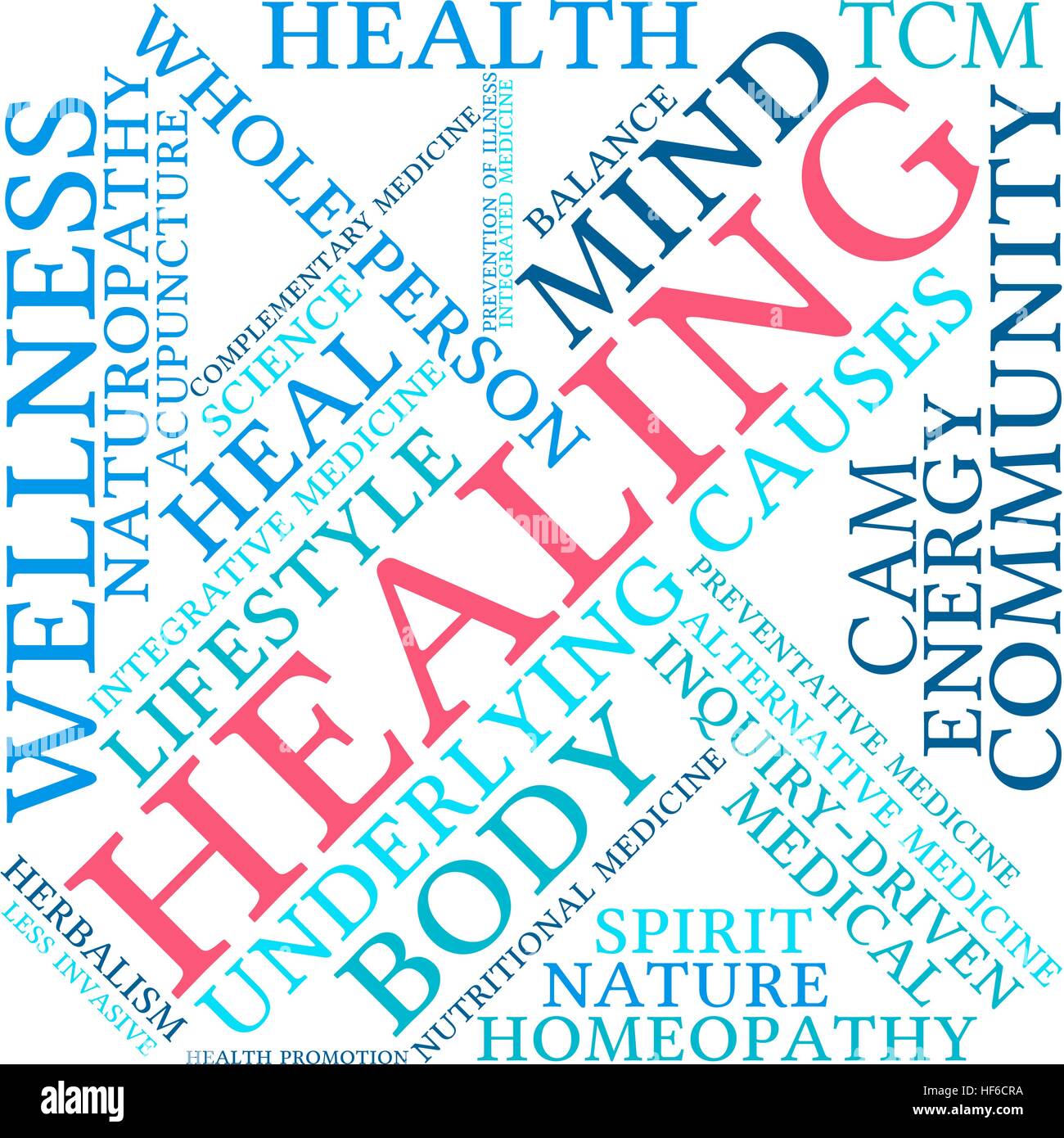 Healing Word Cloud Stock Vector Image & Art - Alamy